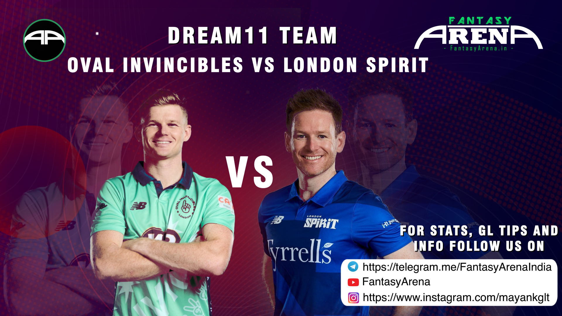 Oval Invincibles vs London Spirit - Match 2