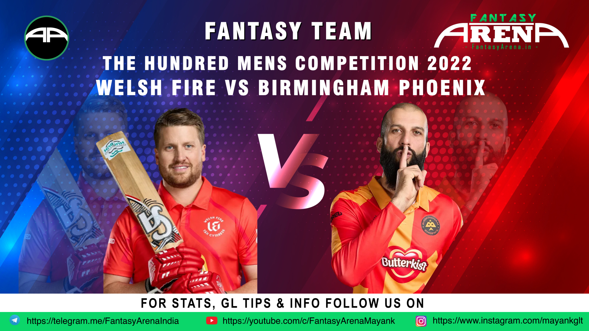 Welsh Fire vs Birmingham Phoenix - Match 12