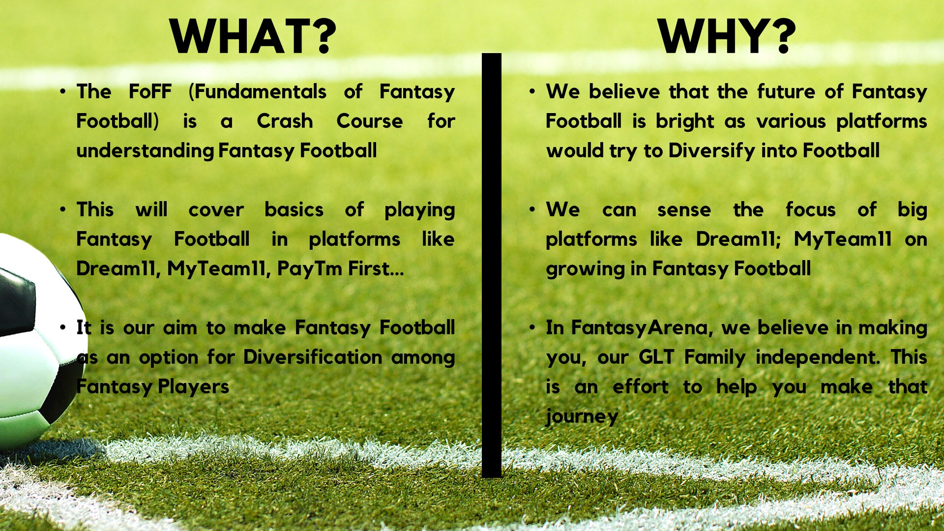 Fundamentals of Fantasy Football